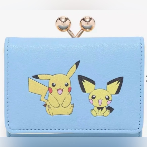 Pokemon | Bags | Nwt Bioworld Pokemon Pikachu Wallet With Coin Purse ...